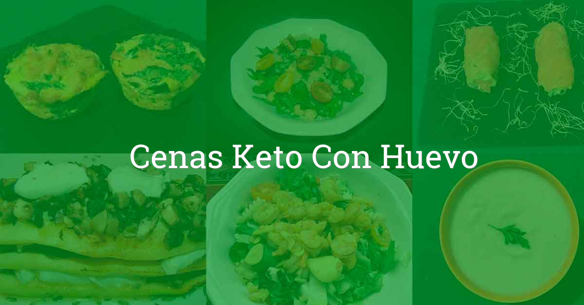 10 recetas de cenas keto con huevo | Recetas