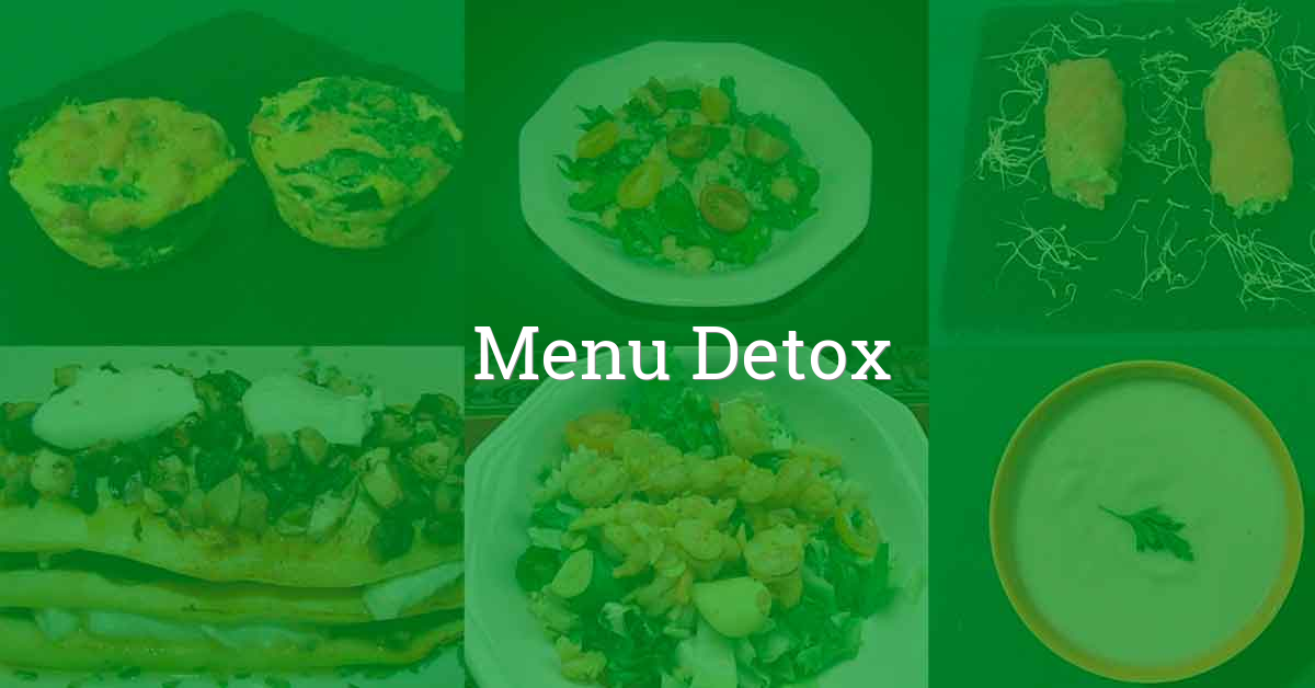 Menu detox | Tacavex recetas